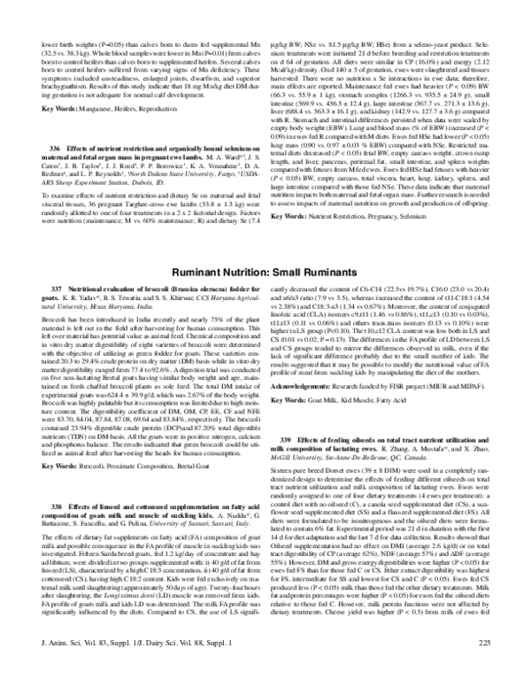 (PDF) Ruminant Nutrition: Small Ruminants