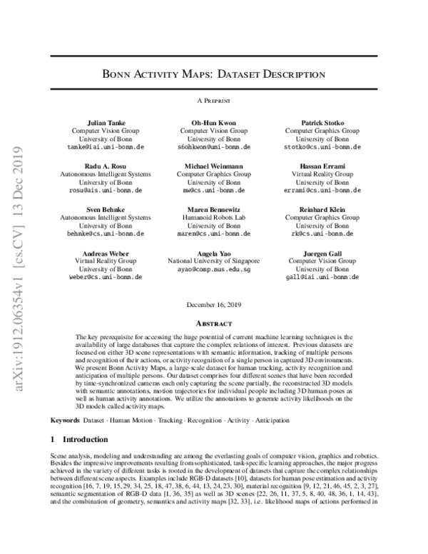 (PDF) Bonn Activity Maps: Dataset Description