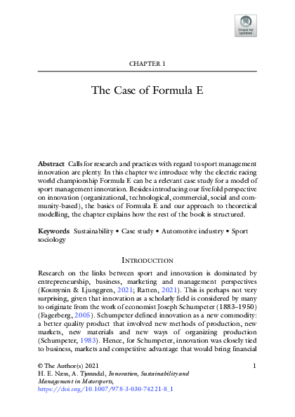 (PDF) The Case of Formula E