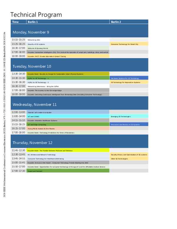 (PDF) ICCE-Berlin 2020 Technical Program