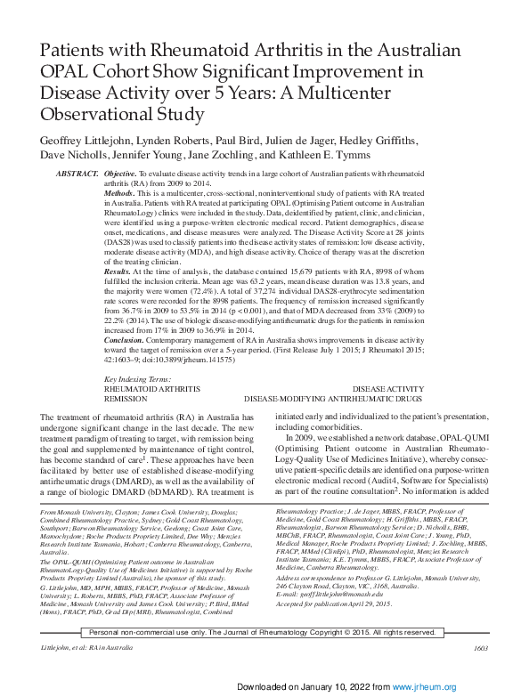 (PDF) RA in Australia Personal non-commercial use only