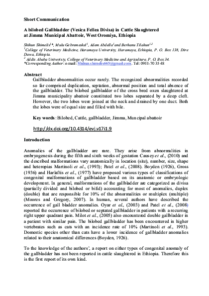 (PDF) Short Communication