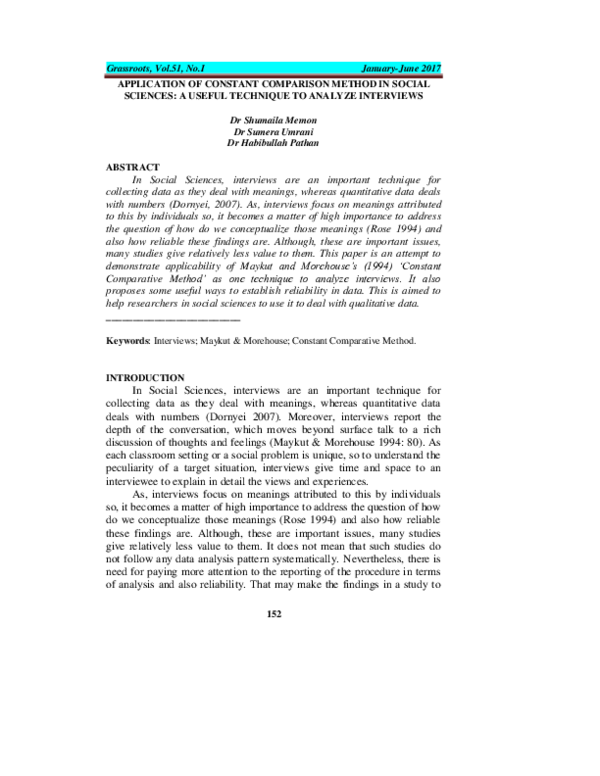 pdf-application-of-constant-comparison-method-in-social-sciences-a