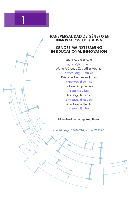 (PDF) Transversalidad de género en innovación educativa