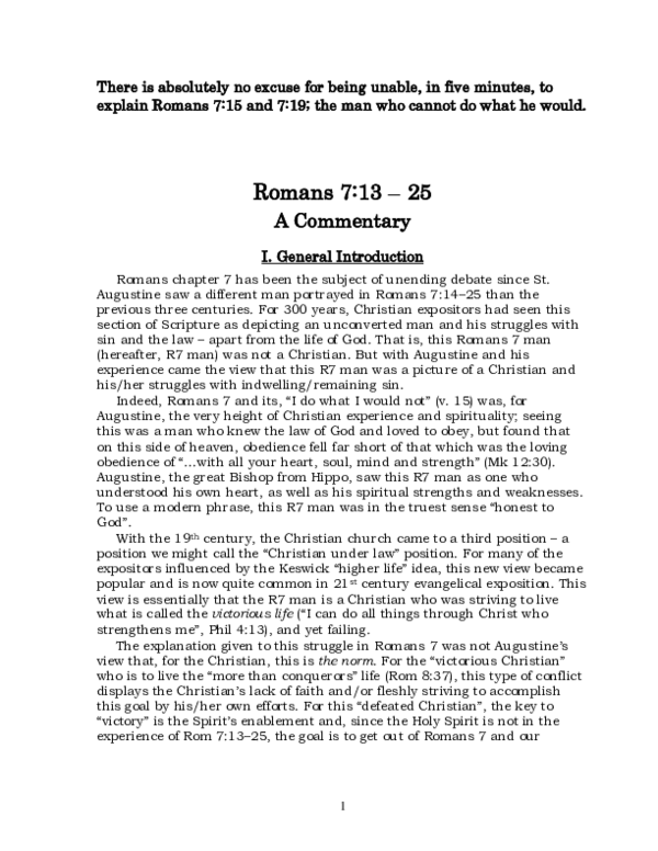 (PDF) ROMANS 7 - The Flow and Logic of Paul's Argument in Romans_7_13ff