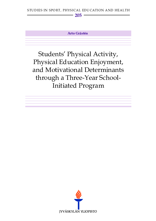 (PDF) Effectiveness of school-initiated physical activity program on ...