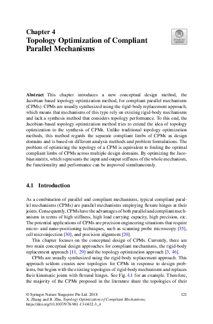 (PDF) Topology Optimization of Compliant Mechanisms Using Level Set Method without Re-Initialization