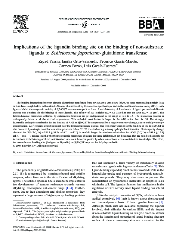 (PDF) Implications of the ligandin binding site on the binding of non ...