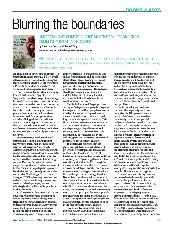 (PDF) Blurring the boundaries