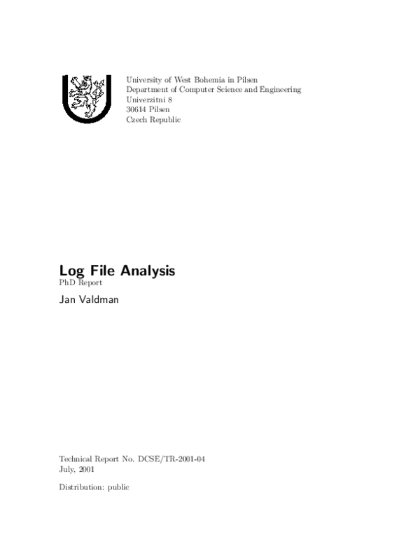 (PDF) Log File Analysis