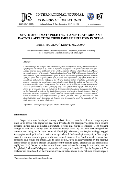 PDF State Of Climate Policies Plans Strategies And Factors Affecting pdf-state-of-climate-policies-plans-strategies-and-factors-affecting