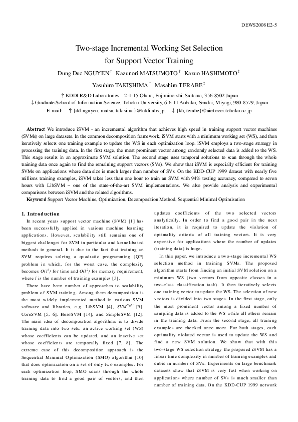 (PDF) Two-stage incremental working set selection for fast support ...