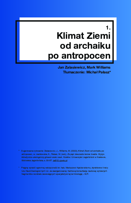 (PDF) [trans.] Jan Zalasiewicz, Mark Williams - Klimat Ziemi od ...