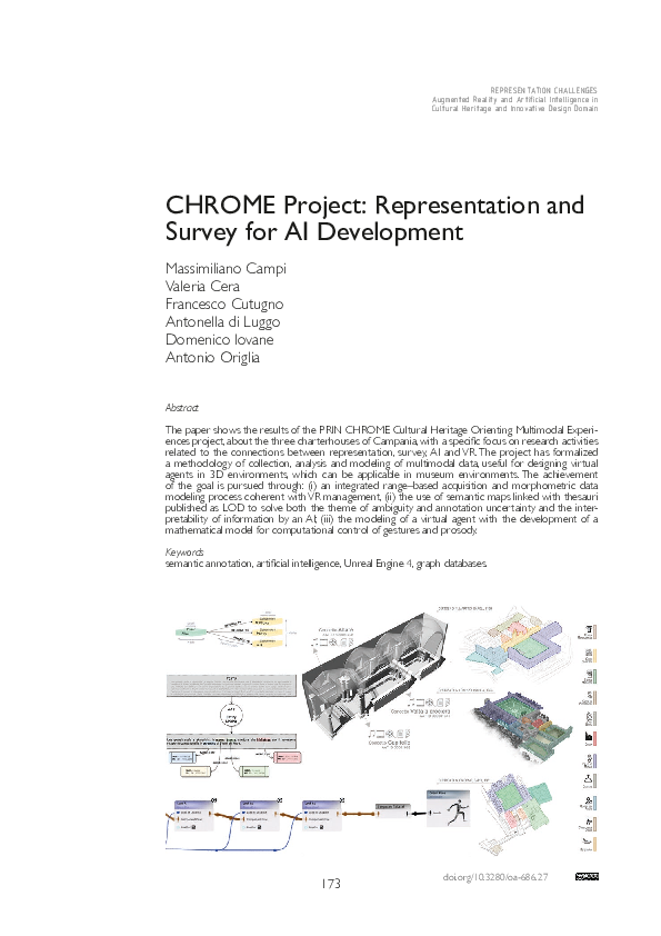 (PDF) CHROME Project: Representation and Survey for AI Development
