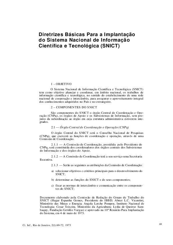 (PDF) Diretrizes Básicas Para a Implantação do Sistema Nacional de ...
