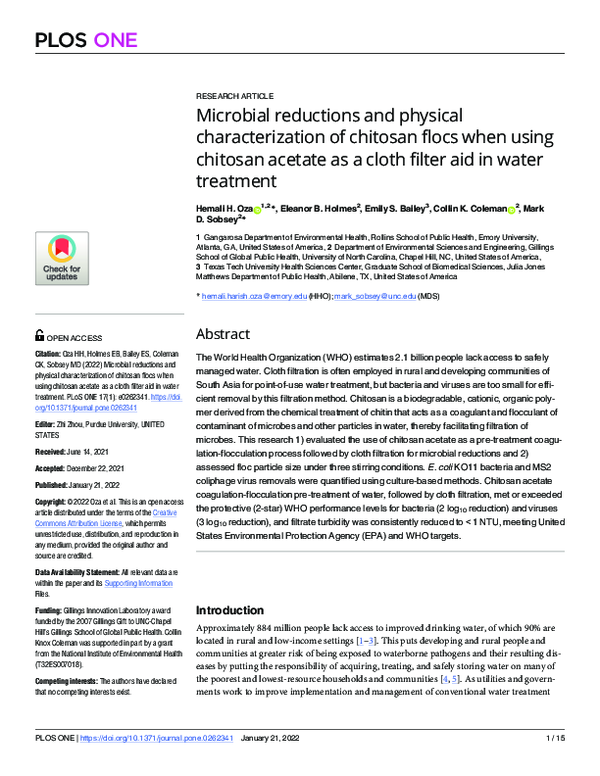 (PDF) Microbial reductions and physical characterization of chitosan ...