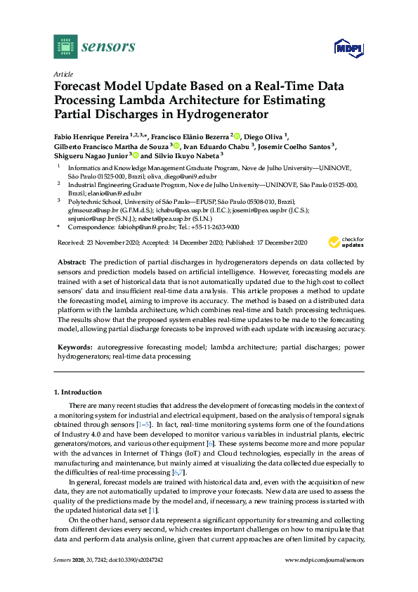(PDF) Forecast Model Update Based on a Real-Time Data Processing Lambda Architecture for ...