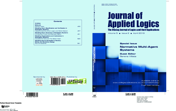 (PDF) Modeling Norm Specification and Verification in Multiagent Systems