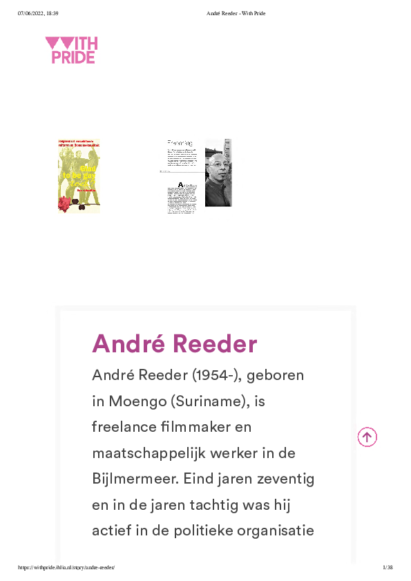 (PDF) Portrait André Reeder -With Pride