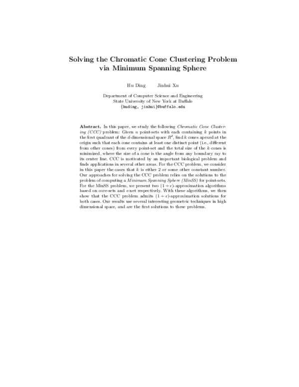 (PDF) Solving the Chromatic Cone Clustering Problem via Minimum ... (PDF) Solving the Chromatic Cone Clustering Problem via Minimum ...