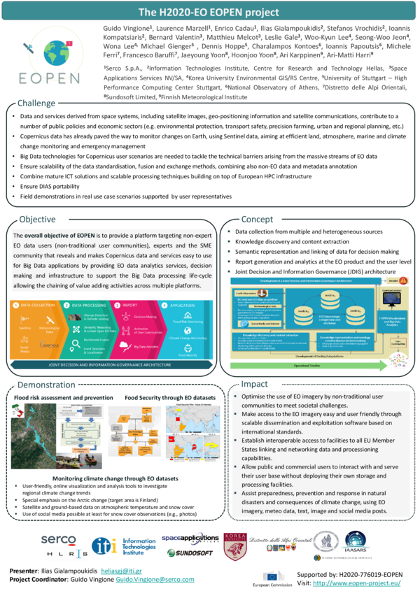 (PDF) The H2020-EO EOPEN project | Leslie Gale, Laurence Marzell, and ...