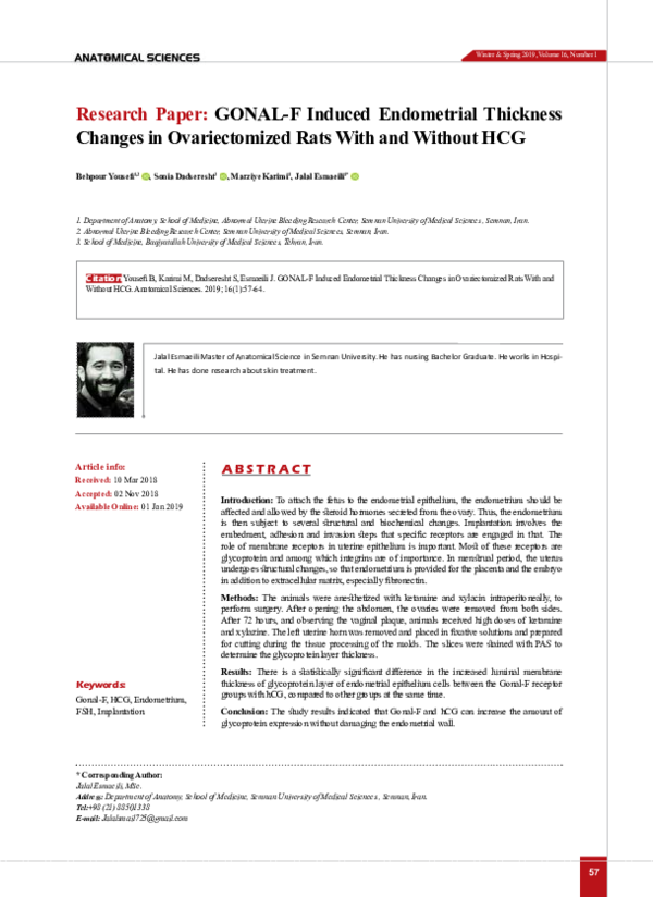 (PDF) Research Paper: Histological and Histochemical Study of Esophagus ...