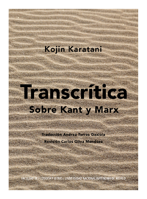 (PDF) Transcrítica Sobre Kant y Marx. Karatani, Kojin. Traductor ...