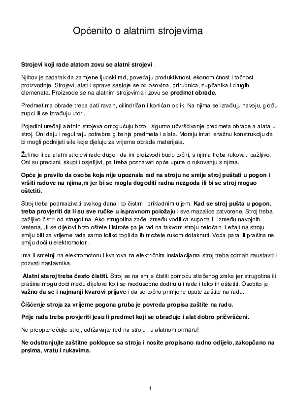 (PDF) Skripta strojna obrada