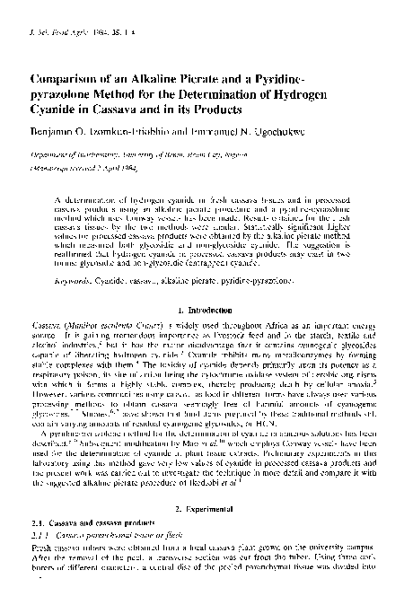 (PDF) Comparison of an alkaline picrate and a pyridine-pyrazolone ...