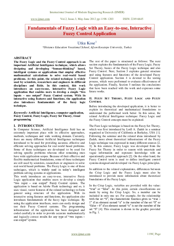 (PDF) Fundamentals of fuzzy logic with an easy-to-use, interactive ...