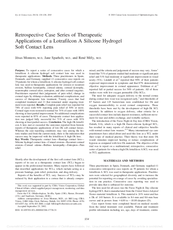 (PDF) Retrospective Case Series of Therapeutic Applications of a ...