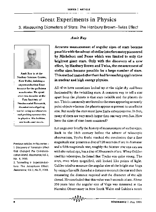 (PDF) Great experiments in physics