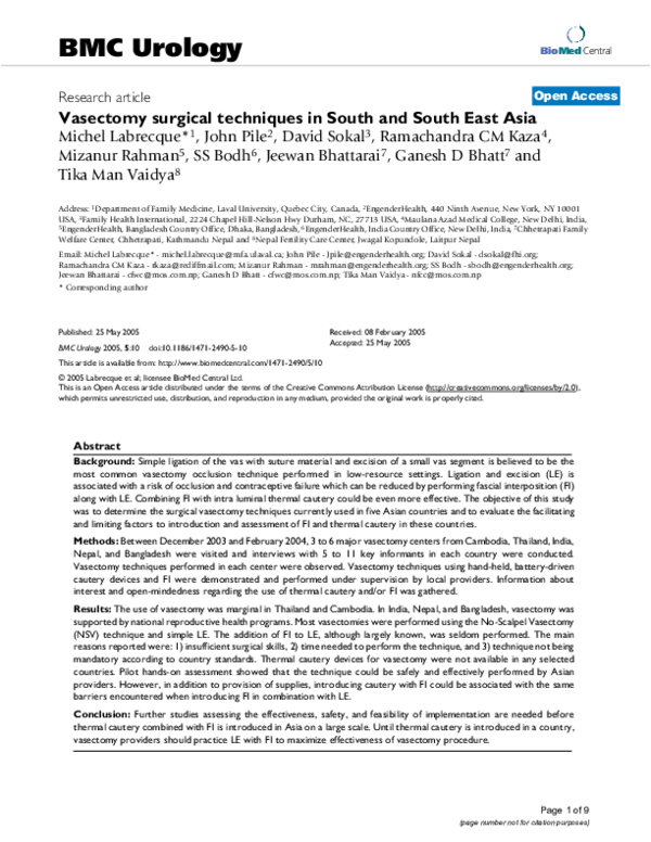 (PDF) BMC Urology BioMed Central Research article