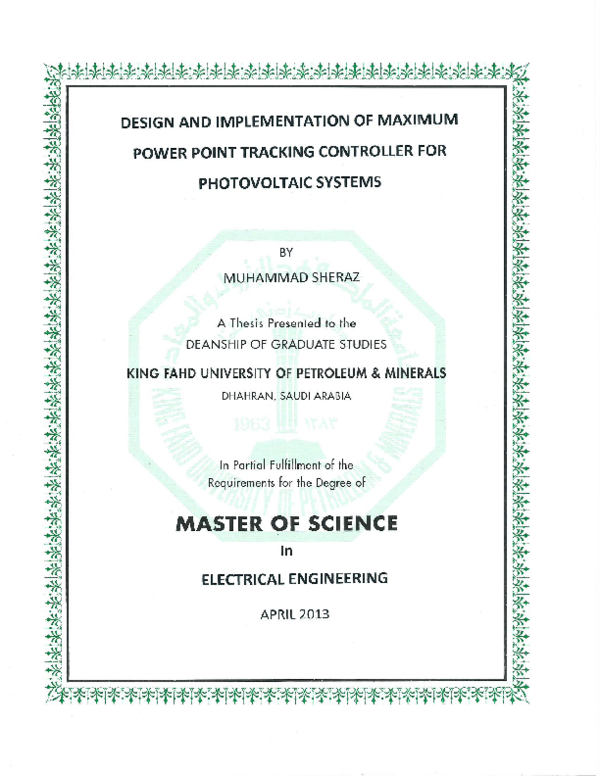 (PDF) Design and implementation of maximum power point tracking algorithms for wind energy ...
