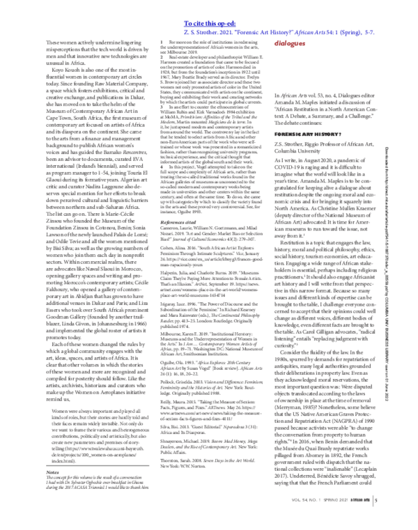 (PDF) Forensic Art History?