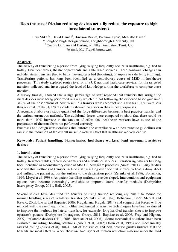 (PDF) Does the use of friction reducing devices actually reduce the ...