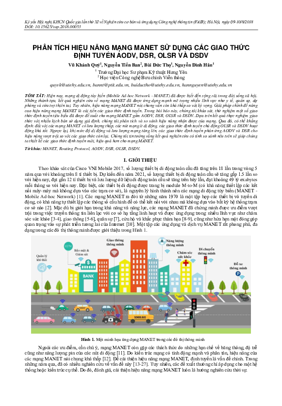 (PDF) Phân Tích Hiệu Năng Mạng Manet Sử Dụng Các Giao Thức Định Tuyến ...
