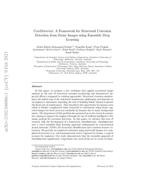 Pdf Corrdetector A Framework For Structural Corrosion Detection From