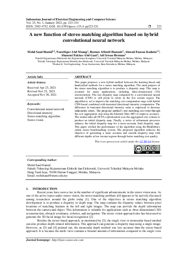 Pdf Enhanced Stereo Matching Via Hybrid Cnns