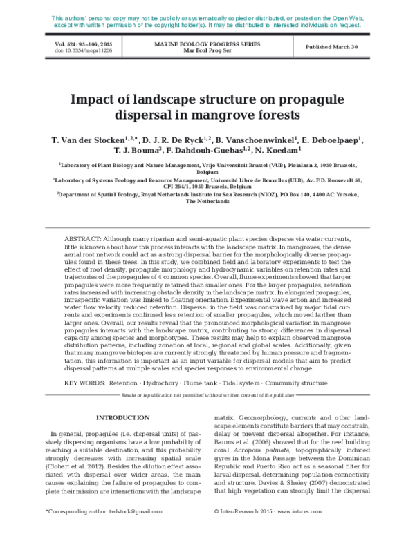 (PDF) The way through the woods: the impact of landscape structure on ...
