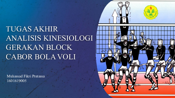 (PPT) Analisis gerakan kinesiologi gerakan block bola voli