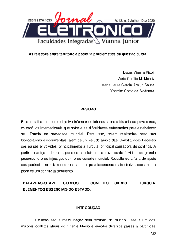 (PDF) As relações entre território e poder:: a problemática da questão ...