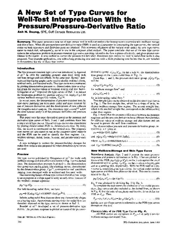 (PDF) A New Set of Type Curves for Well-Test Interpretation With the ...