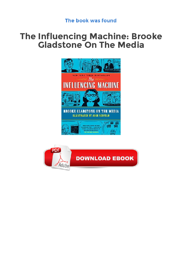 (PDF) The Influencing Machine: Brooke Gladstone on the Media | Brooke ...