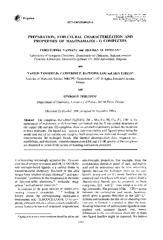 (PDF) Preparation, Structural Characterization and Functional Coupling ...