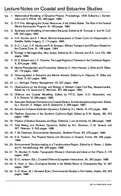 (PDF) Hydrodynamics and sediment dynamics of tidal inlets