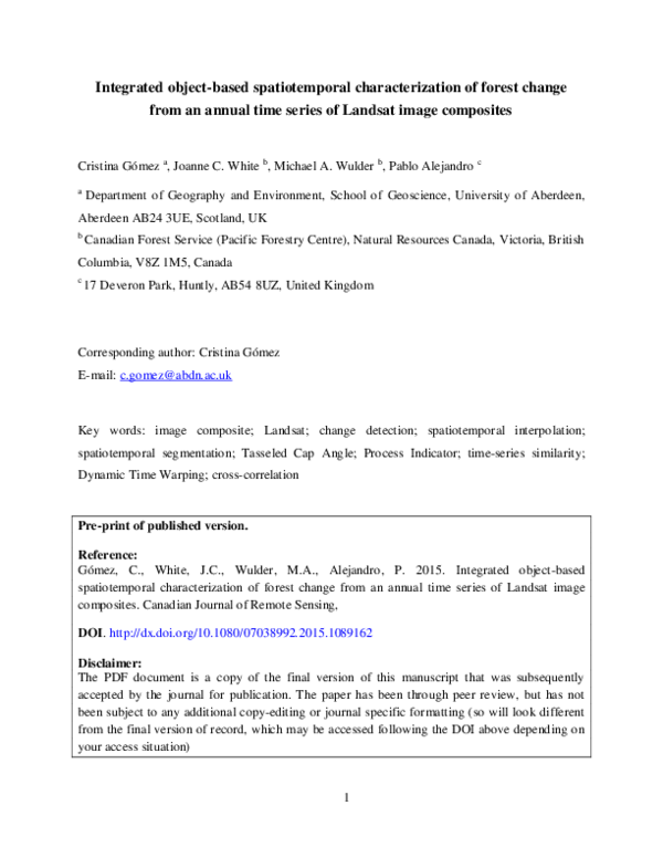(PDF) Dynamic Time Warping; cross-correlation