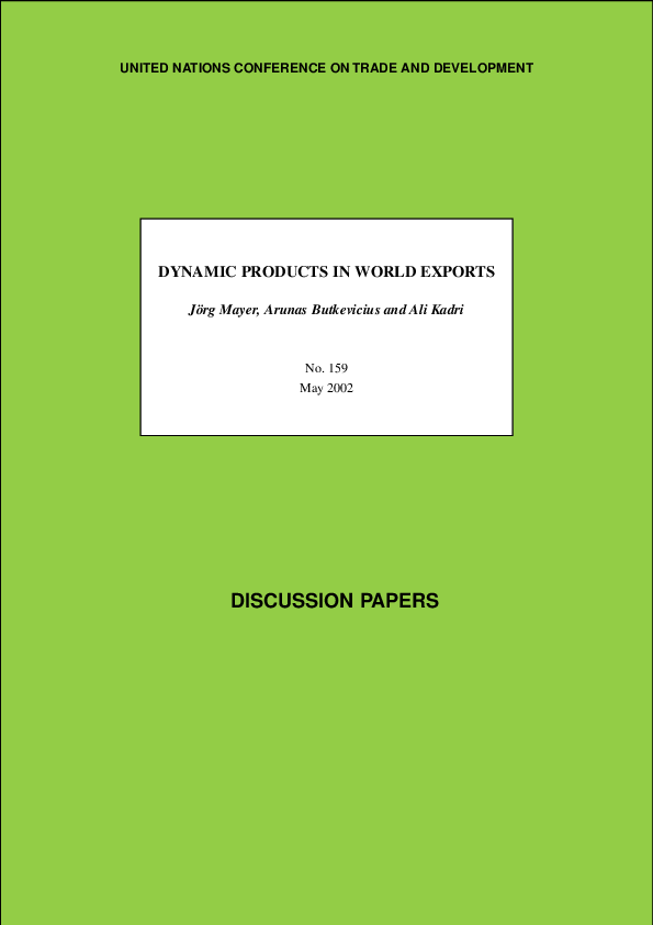 (PDF) Dynamic products in world exports