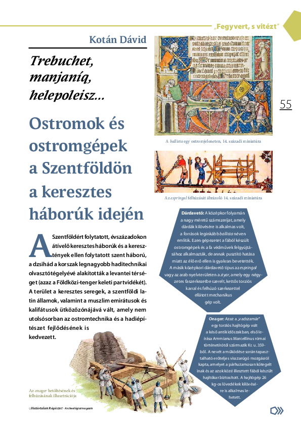 (PDF) Trebuchet, Manjaníq, Helepoleis…: Ostromok és ostromgépek a ...