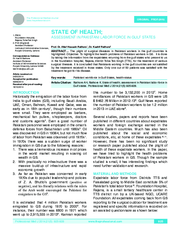 (PDF) State of Health